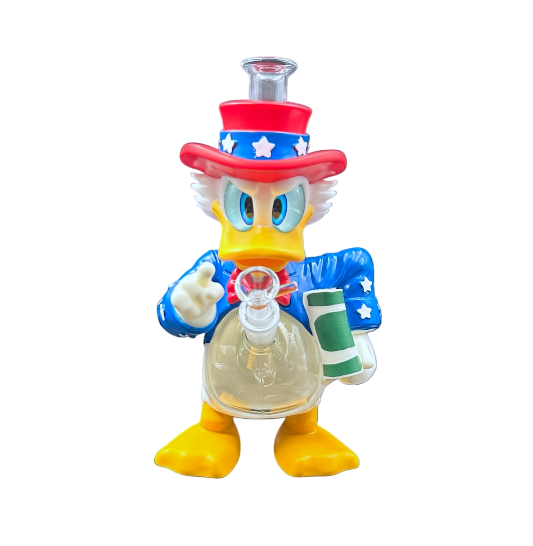 Glass Water Pipe - Uncle Duck (11") | BDD Wholesale | Water Pipes