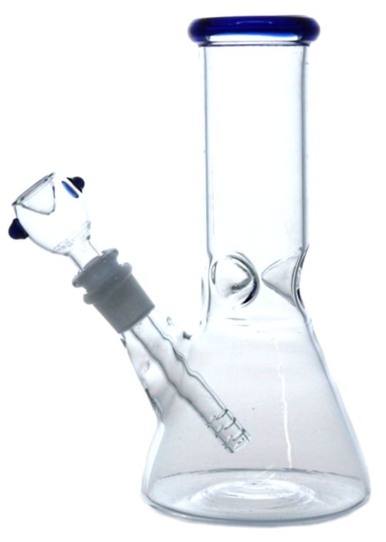 8" Color Lip Beaker Waterpipe
